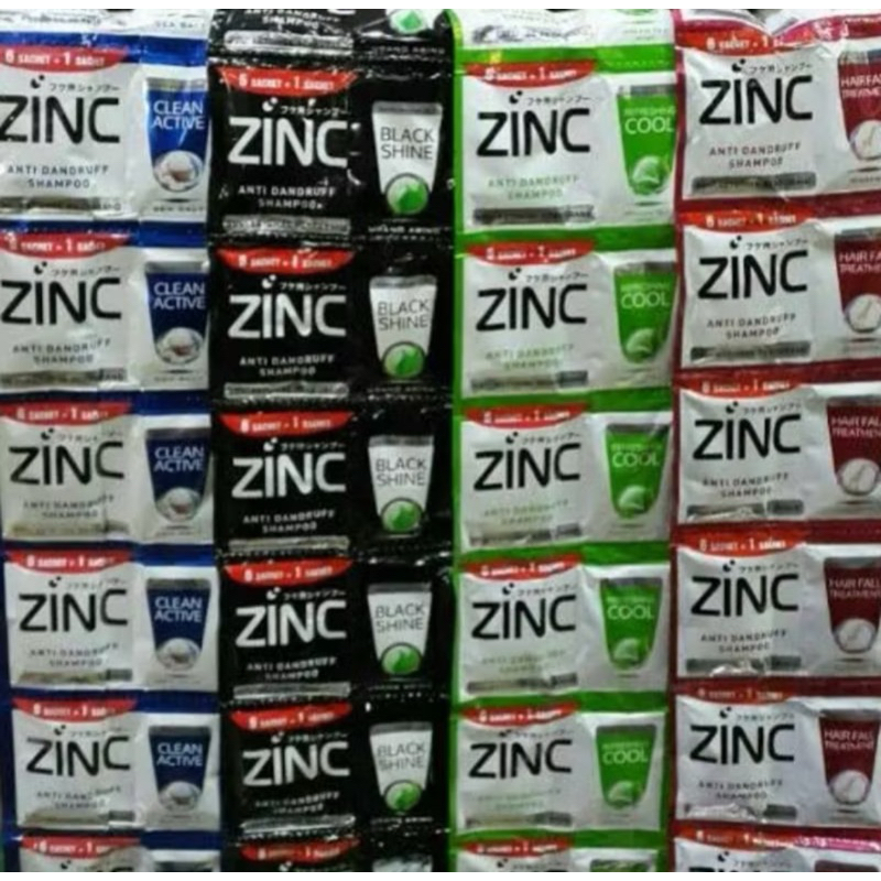 Jual 72 Sachet Shampoo Zinc Renceng Anti Ketombe dan Rambut Rontok ...