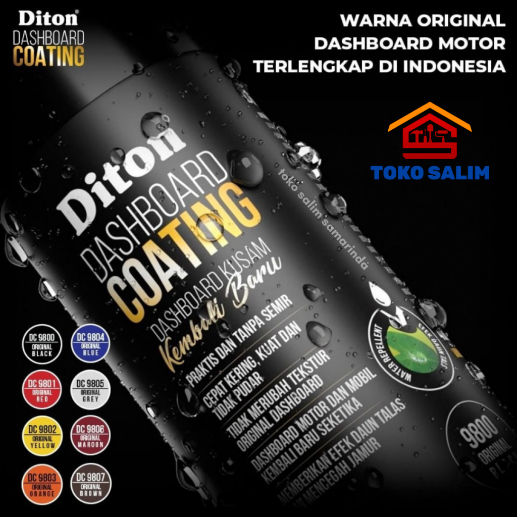 Jual Cat Semprot Pylox Diton Dashboard Coating / Penghitam Body Dasbor ...