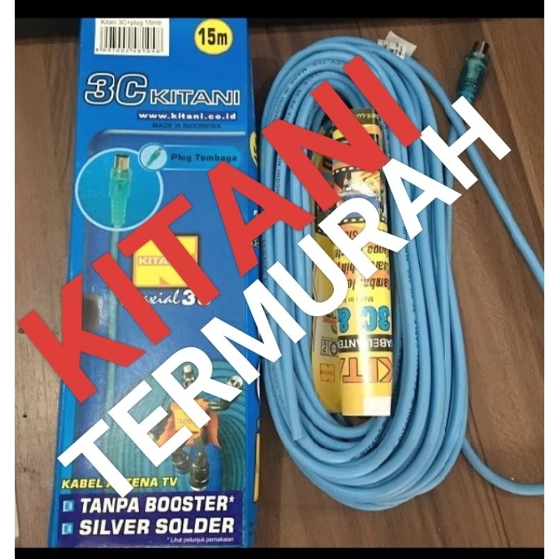 Jual Kabel Antena KITANI 3C 15m | Shopee Indonesia