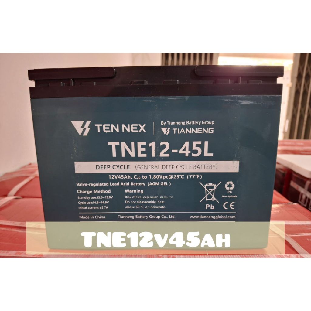 Jual Battery Tianneng TNE12-45L/6-evf-45/ LDC 12-55 12volt 45ah | Shopee Indonesia