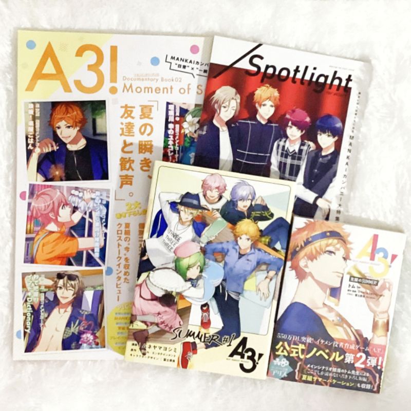 Jual A3! Act Addict Actors Natsugumi Summer Novel Manga & Spotlight Booklet | Shopee Indonesia