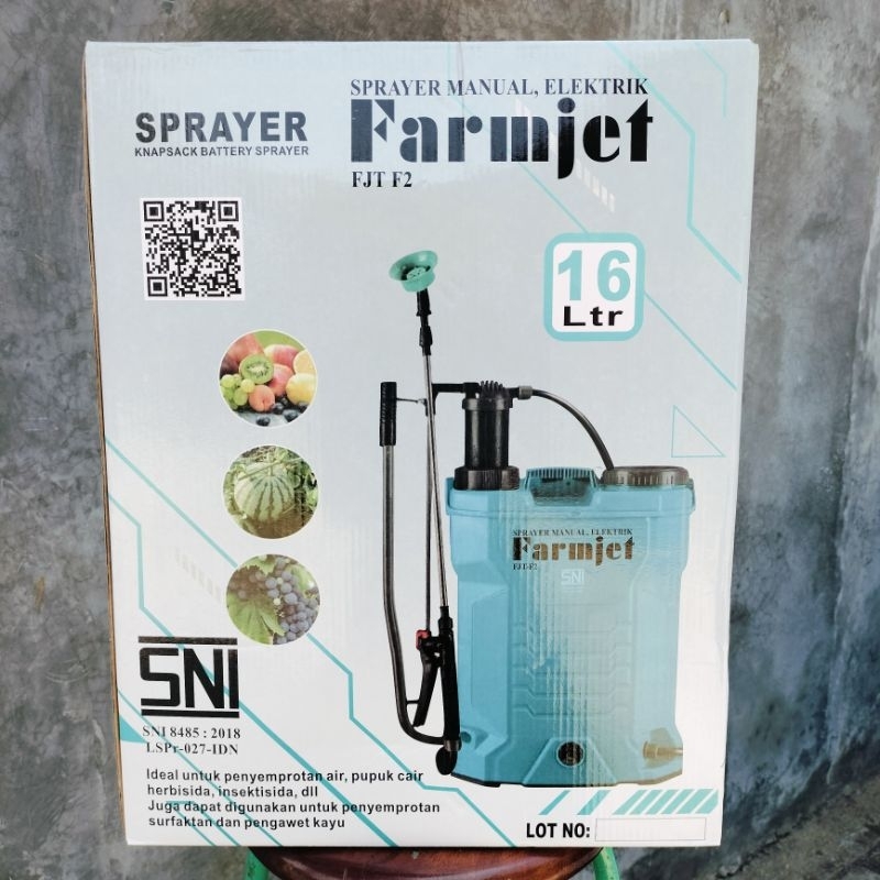 Jual Sprayer elektrik 16 liter semprot pertanian semprot sawah untuk ...