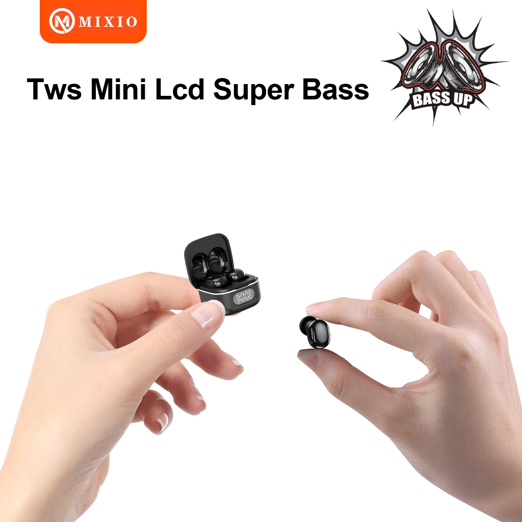 Jual MIXIO X28 SUPER MINI TWS LCD SUPER BASS MACARON TRUE WIRELESS ...