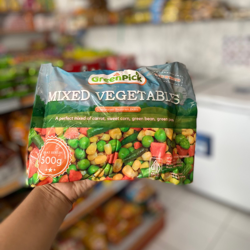 Jual MIX VEGETABLES 500GR , Greenpick, sayuran beku | Shopee Indonesia
