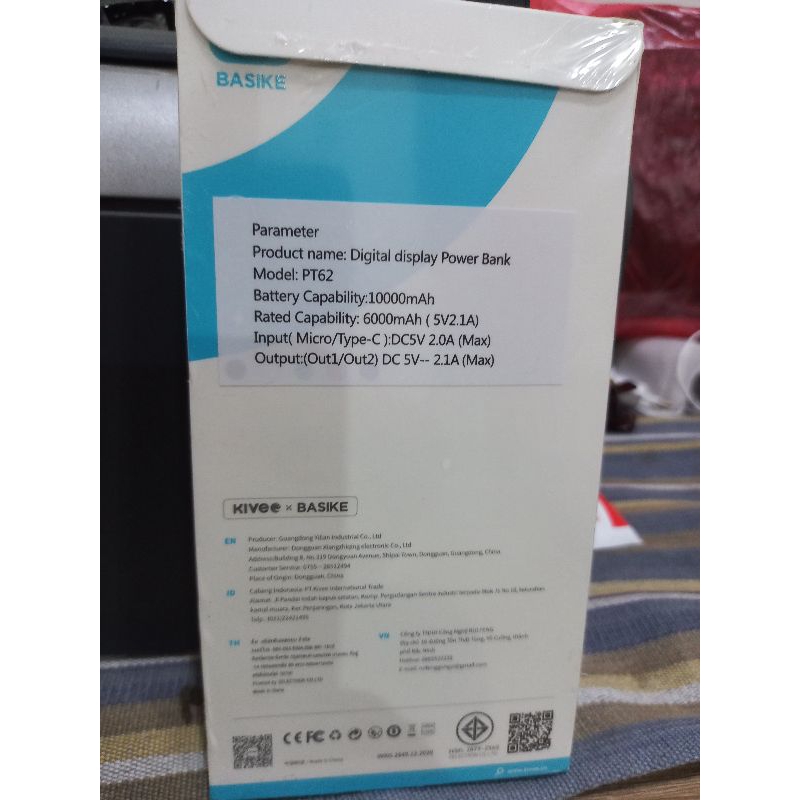 Jual power bank KIvee BASIKE 10000 mAh | Shopee Indonesia