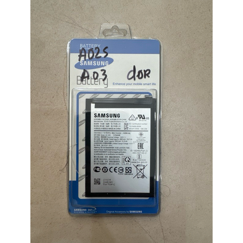 Jual Baterai Batre batrey samsung A02S / A03S original HQ50S 5000 MAH ORIGINAL | Shopee Indonesia
