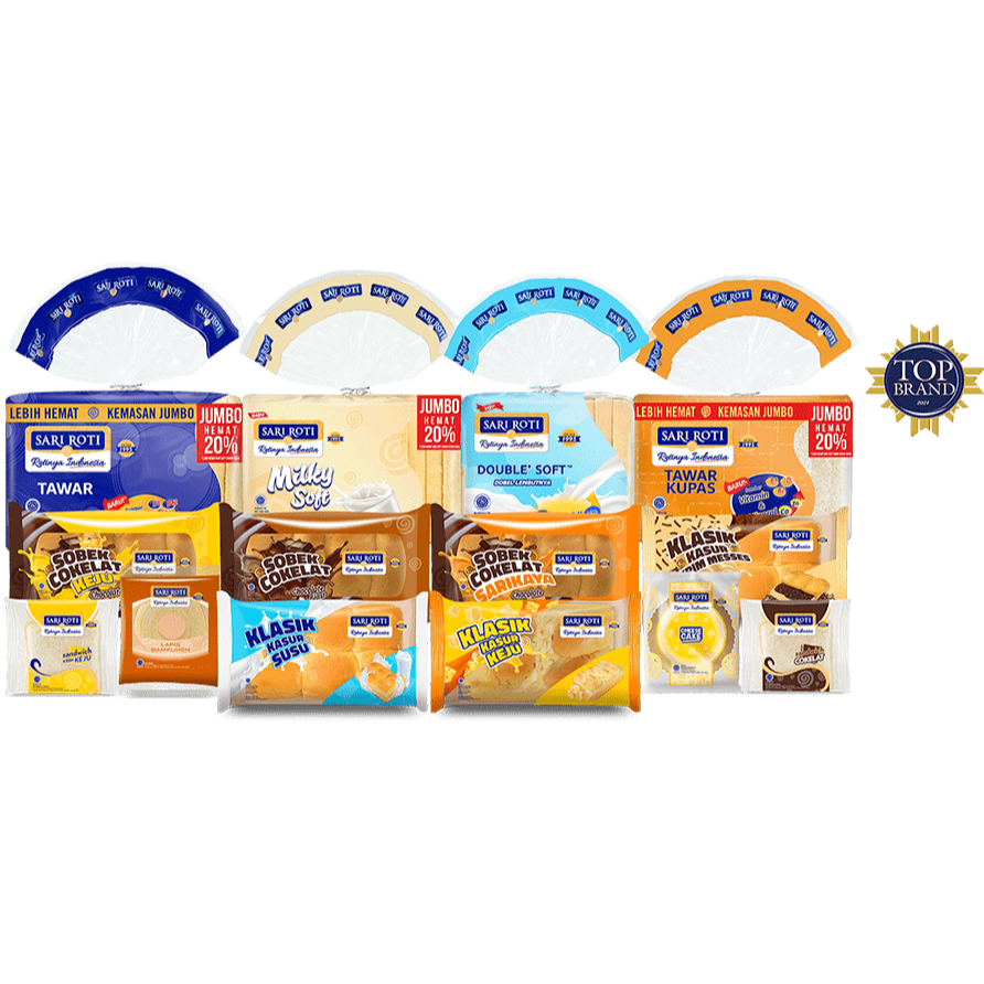 Jual SARI ROTI PAKET GIFT II TAWAR II SANDWICH II SOBEK II CREAM II ...