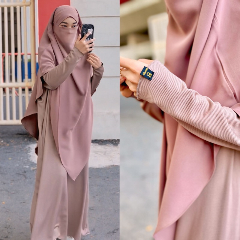 Jual Tsurayya - Abaya Basic Knit Yara (Abaya Saja) | Shopee Indonesia
