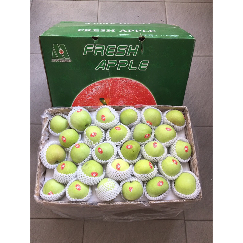 Jual Apel Hijau Granny Smith RRC 1 Dus (17 KG) Fresh Import | Shopee ...