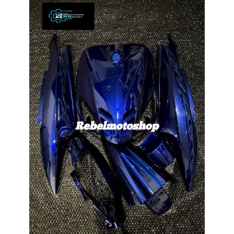Jual Cover ful body halus Yamaha mio sporty warna moonlight blue ...