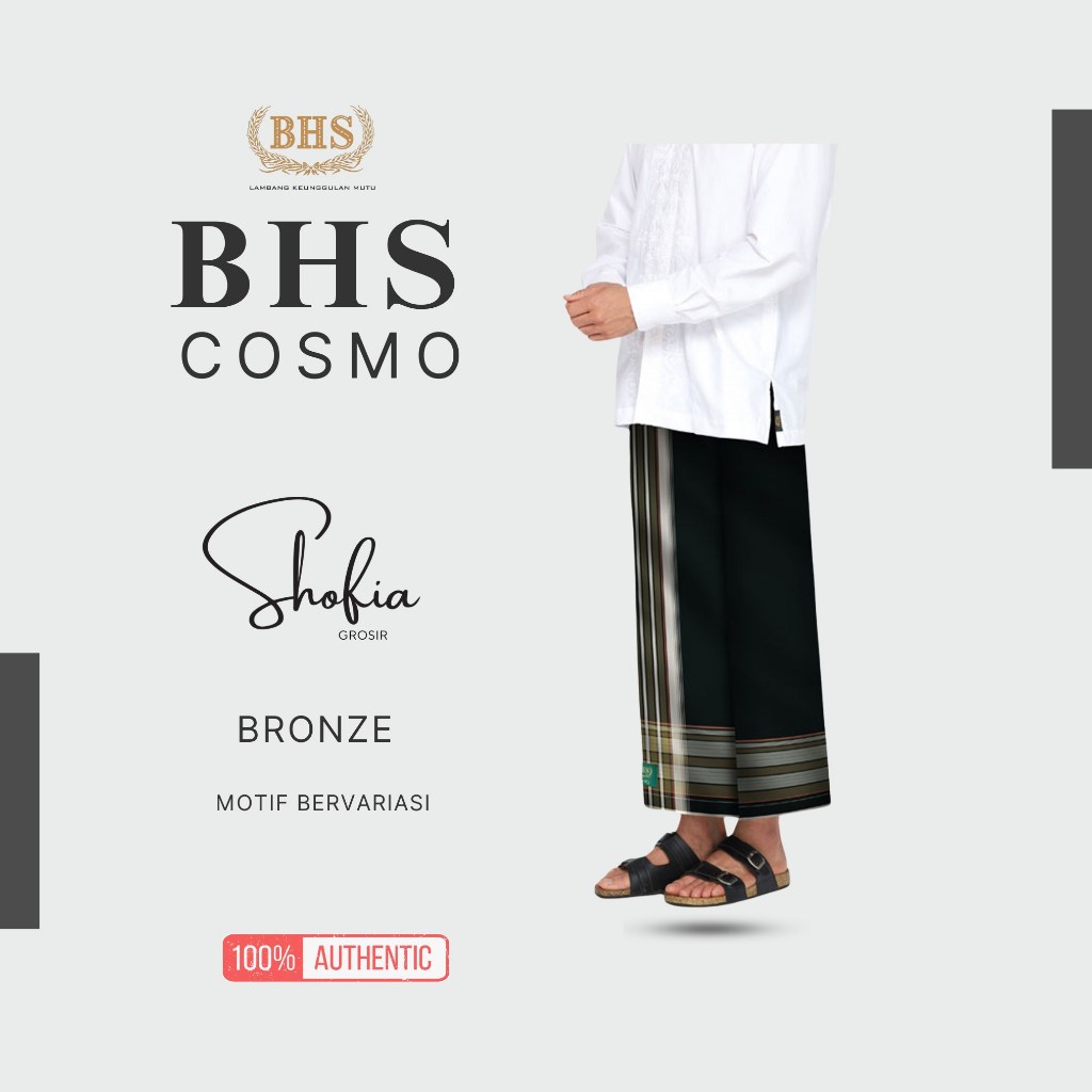 Jual SARUNG BHS COSMO BRONZE ORIGINAL 100% | Shopee Indonesia