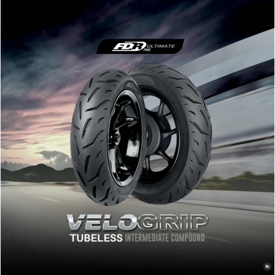 Jual (BAYAR DITEMPAT) BAN FDR 130/70-13 VELOGRIP, SPORT XR EVO TUBELESS ...