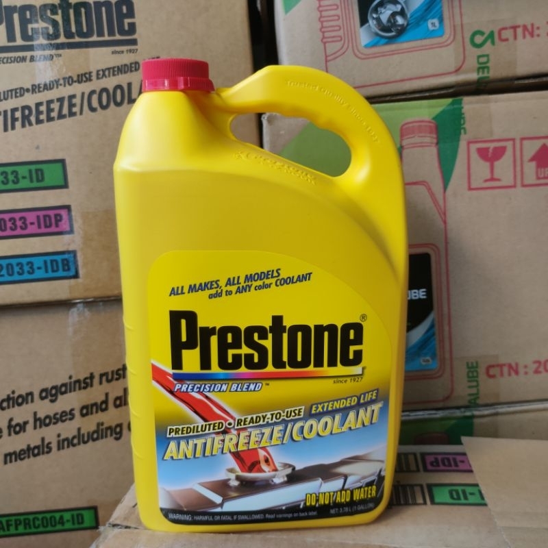 Jual Prestone ready to use anti freeze radiator coolant 3.78L | Shopee ...