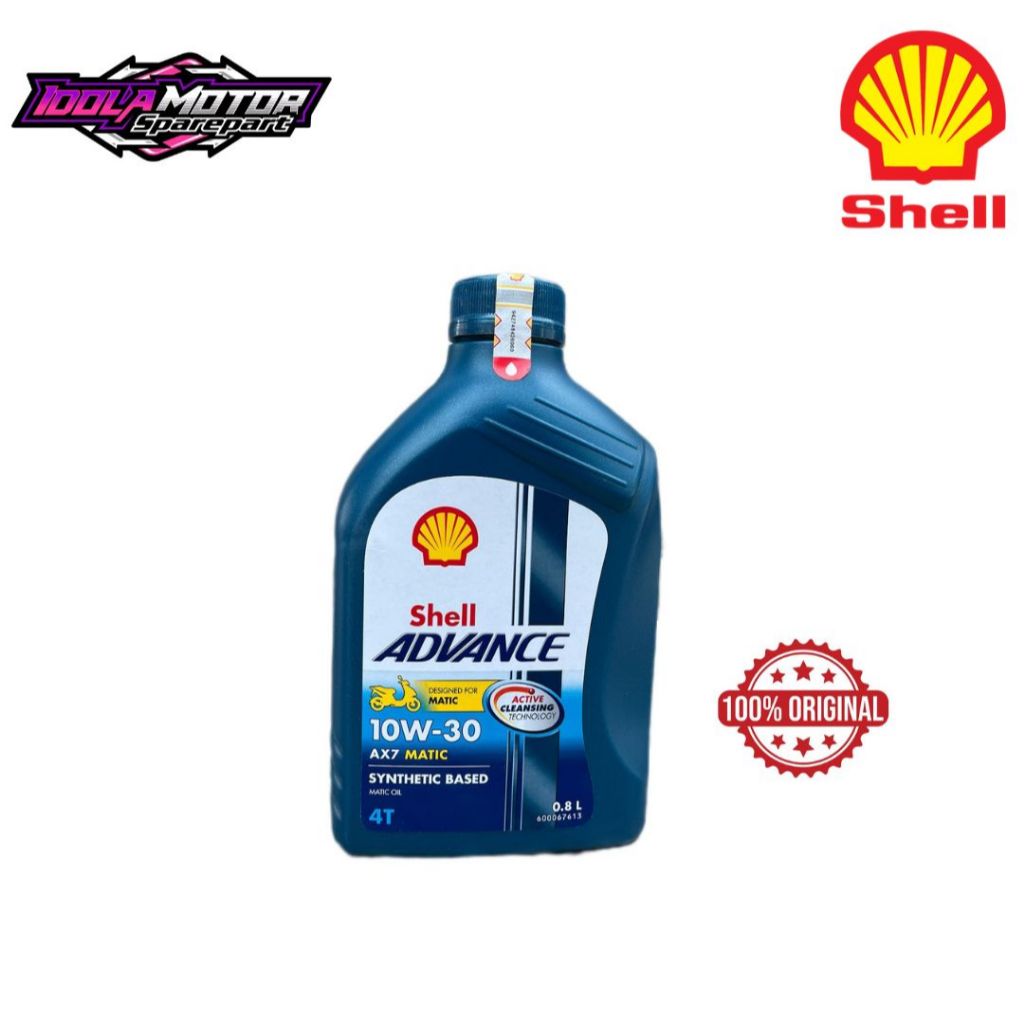 Jual oli SHELL AX7 10W30 MATIC 800ML oli mesin shell ax7 800ml | Shopee ...