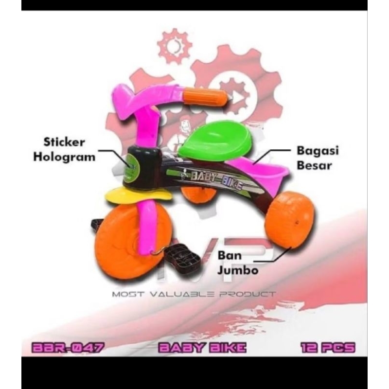 Jual sepeda anak duduk roda tiga | Shopee Indonesia