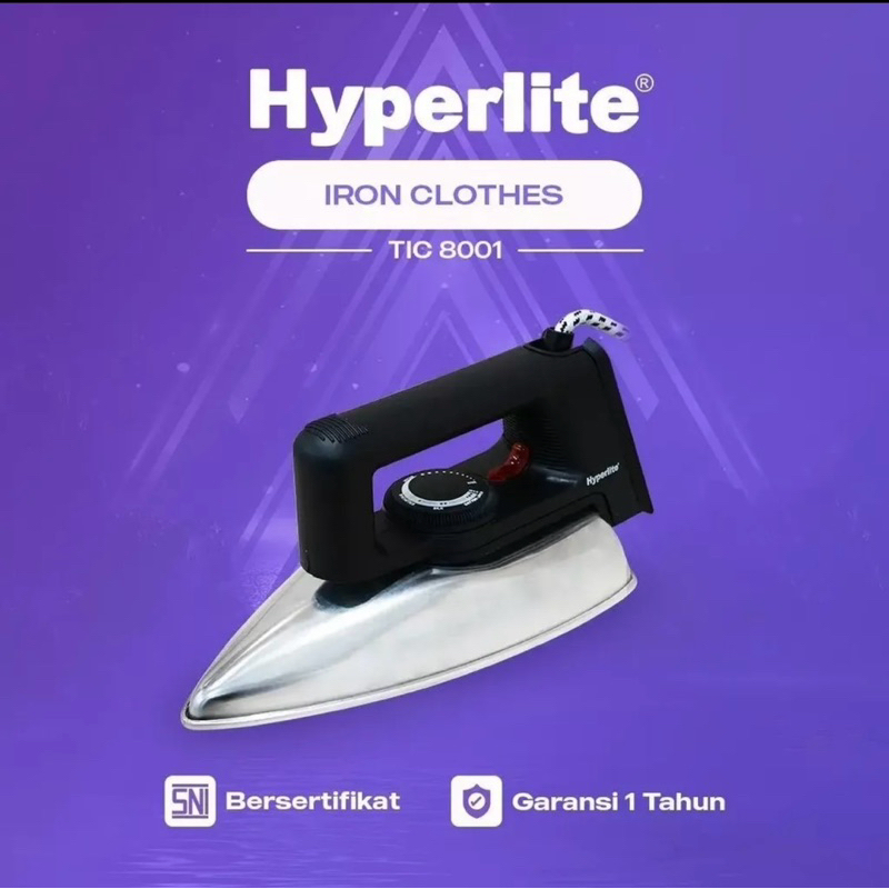 Jual Setrika Listrik TIC 8001 Hyperlite By Arashi | Shopee Indonesia