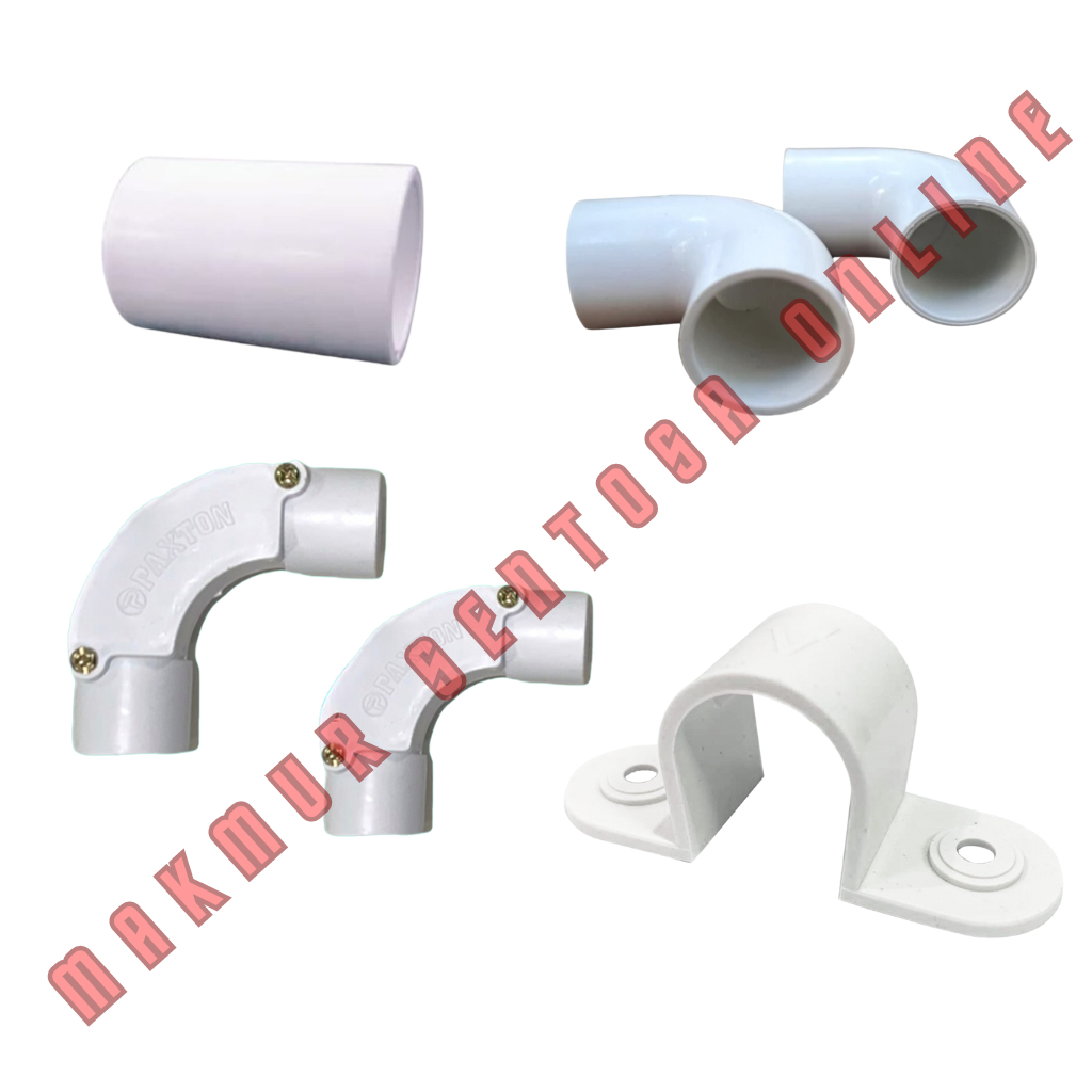 Jual Sok Elbow Knee Kenie Sambungan Lurus L Pipa Conduit L-Bow 20MM ...