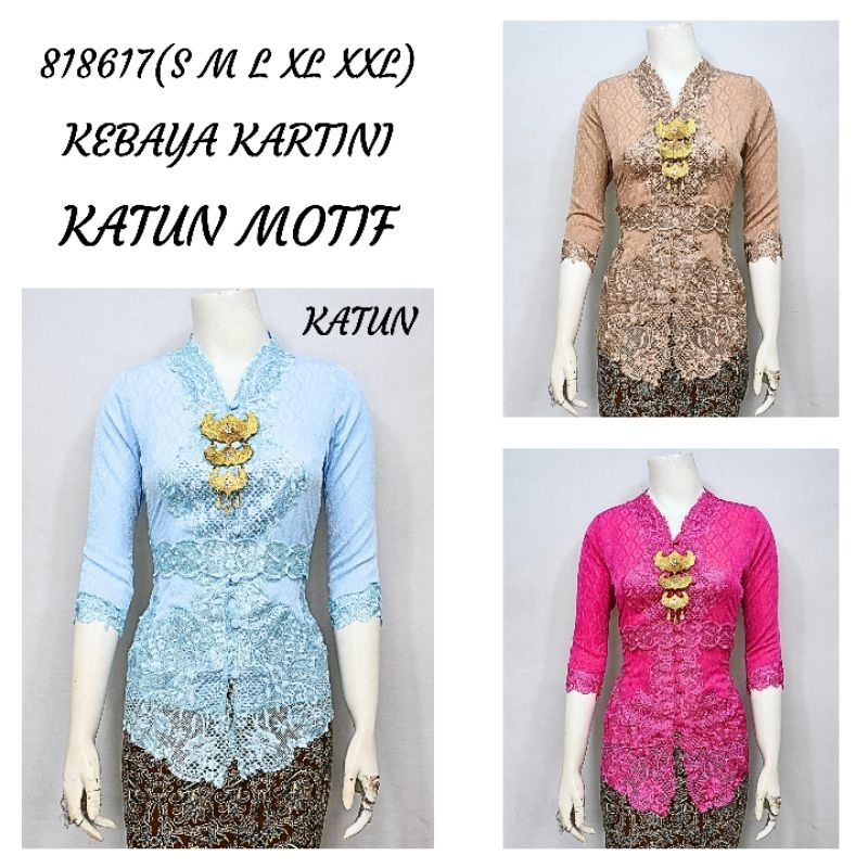 Jual Indah KEBAYA MODERN ENCIM LENGAN 7/8 KATUN MOTIF KEBAYA WISUDA ...