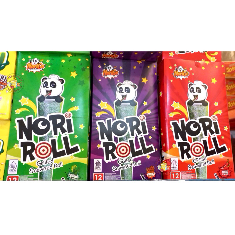 Jual Nori Go Nori Roll Box / Nori Go Snack Rumput Laut (1 box isi 12 ...