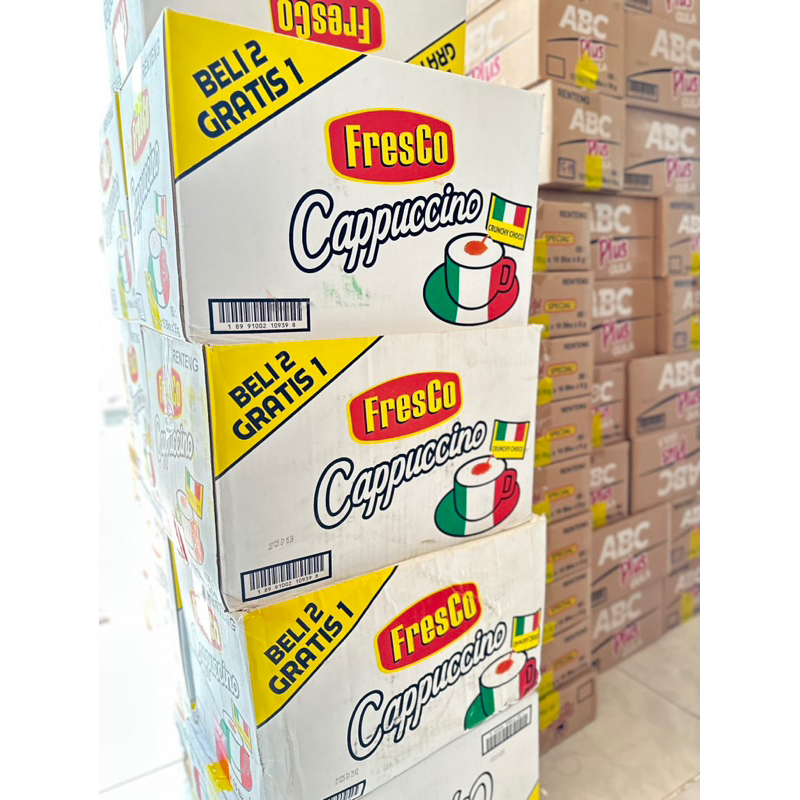 Jual 1 kartonan Fresco Cappucino isi 12 renteng ( 12 x 15pcs ) | Shopee ...