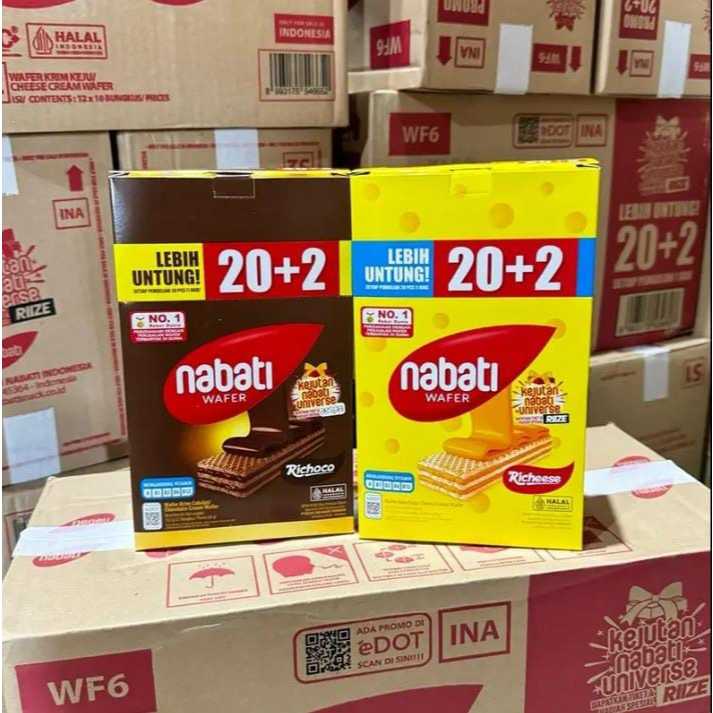 Jual SS - Nabati Box Kotak 1 Karton / Nabati Wafer Kotak Box / Nabati ...