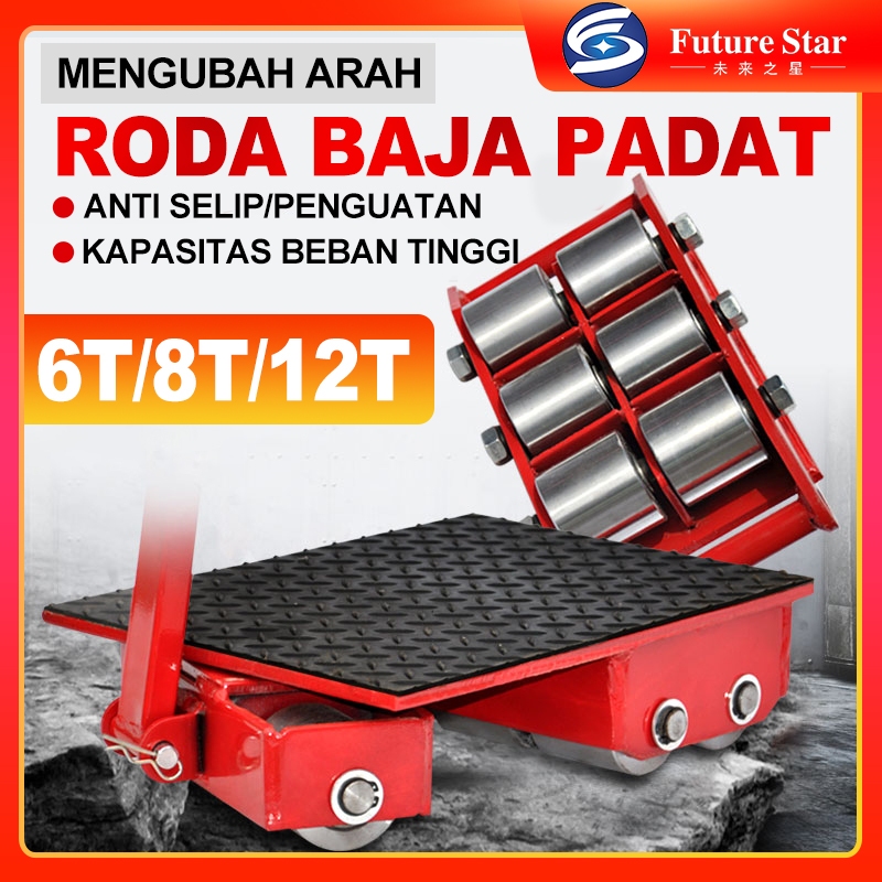 Jual Roda Pemindah Barang 6 Ton 8 Ton 12 Ton Machinery Roller Mover ...