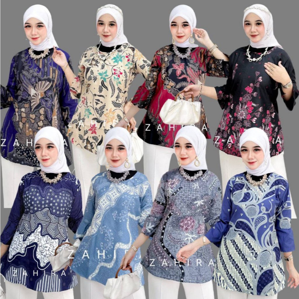 Jual Blouse Batik Wanita Batik Pekalongan Madajavanesedan Atasan ...
