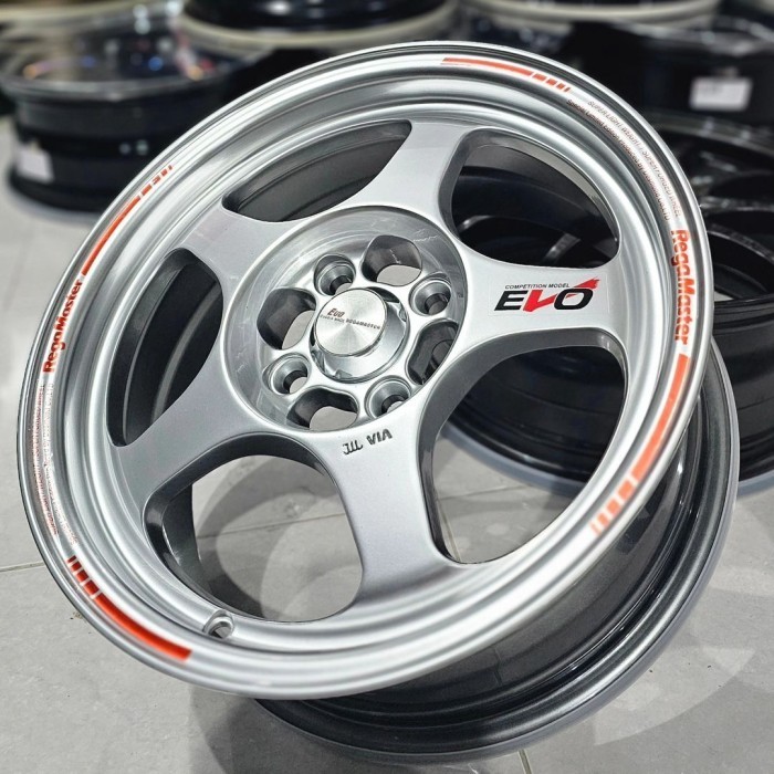Jual velg mobil ring 15 EVO REGAMASTER R15 brio jazz city yaris agya ignis | Shopee Indonesia