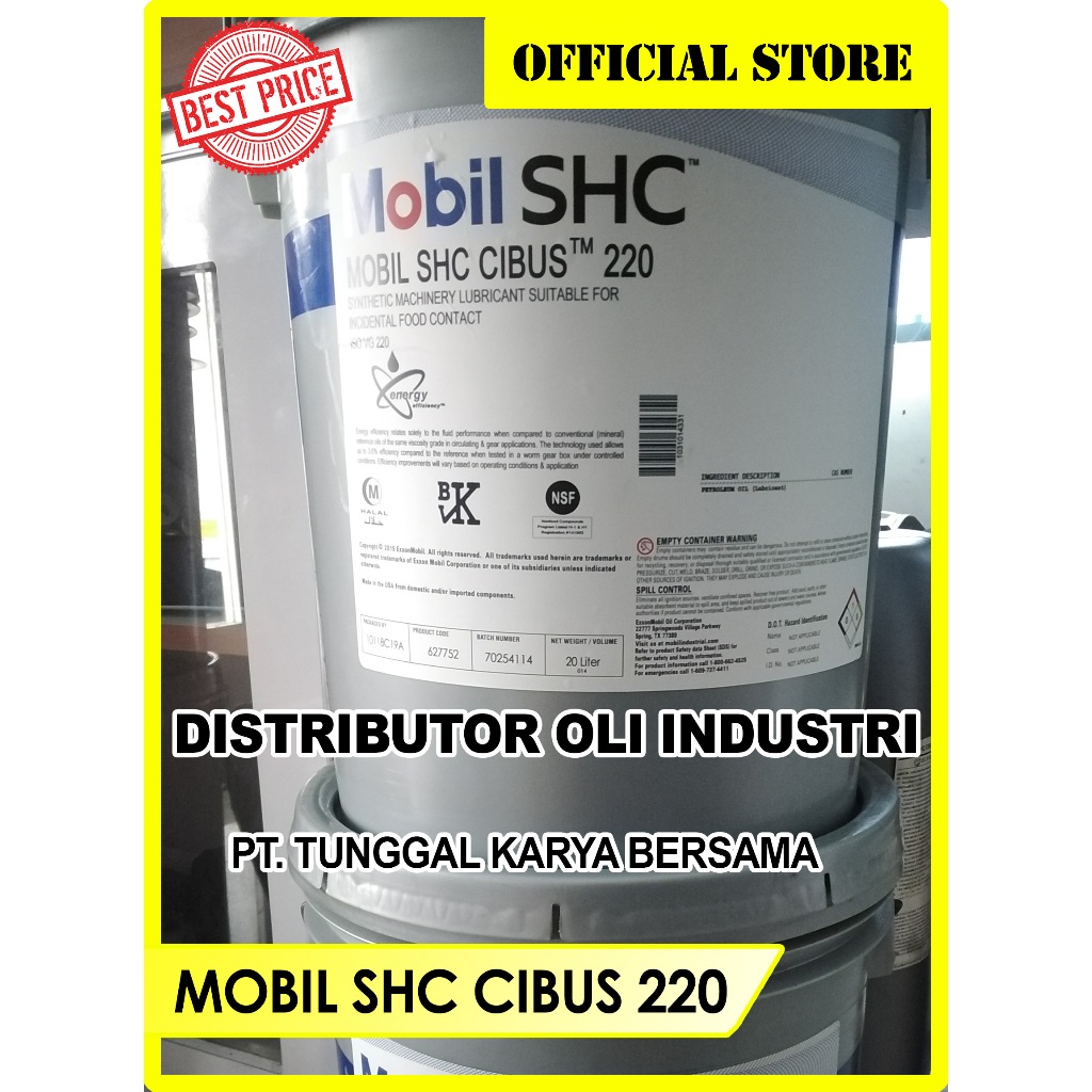 Jual Mobil SHC Cibus 220 ( Pelumas Foograde Semua Aplikasi Mesin ...