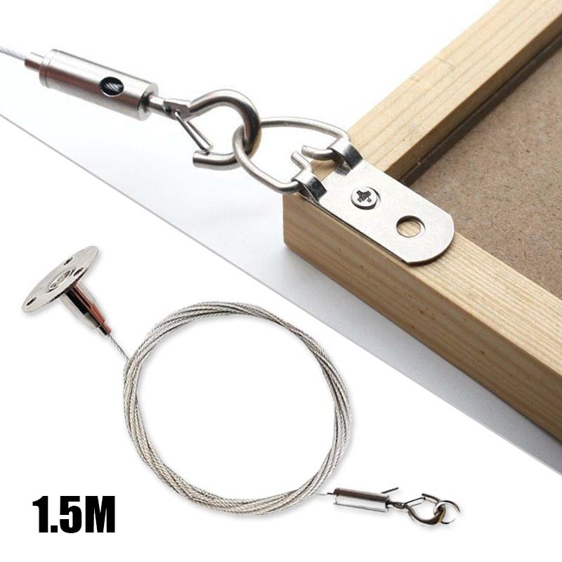 Jual 1.5m Set Kawat Seling Baja Stainless-Steel Kabel Kawat Baja Sling ...