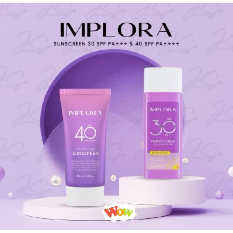 Jual sunscreen implora spf 40++ & sunscreen implora spf 30++ | Shopee ...