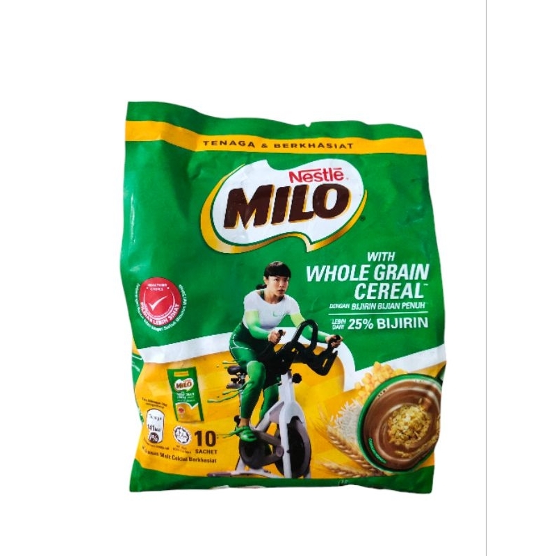 Jual Milo Activ-Go Whole Grain Sereal Malaysia (10sachet x 36g ...