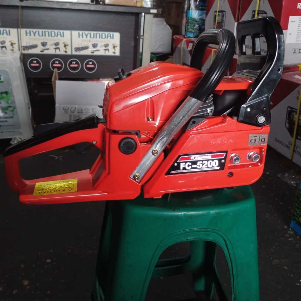 Jual Mesin Chainsaw 22" LASER FC5200 PRO FALCON / Mesin Gergaji Kayu 2 ...