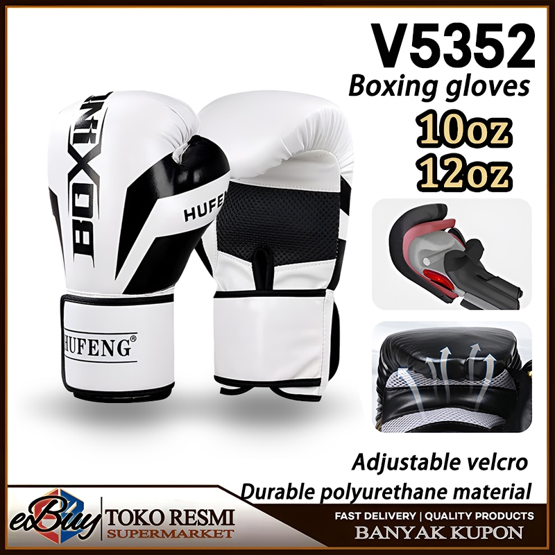 Jual Sarung Tinju Gloves Boxing Muay Thai Fighting Training Kick Boxing ...