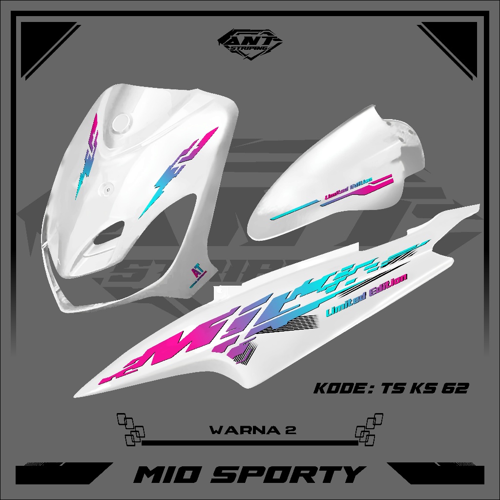 Jual Striping mio sporty Stiker Sticker Setiker Striping Bodi Yamaha Mio Sporty Tahun 2006 ...