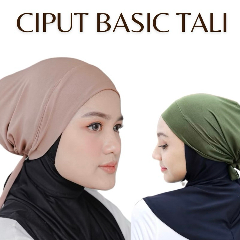 Jual ciput basic tali || ciput arab kaos | Shopee Indonesia