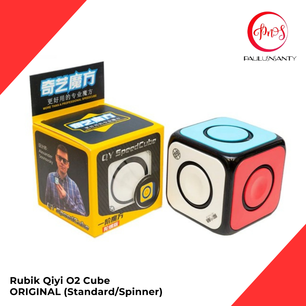 Jual Rubik Qiyi O2 Cube Blackbase ORIGINAL | Shopee Indonesia