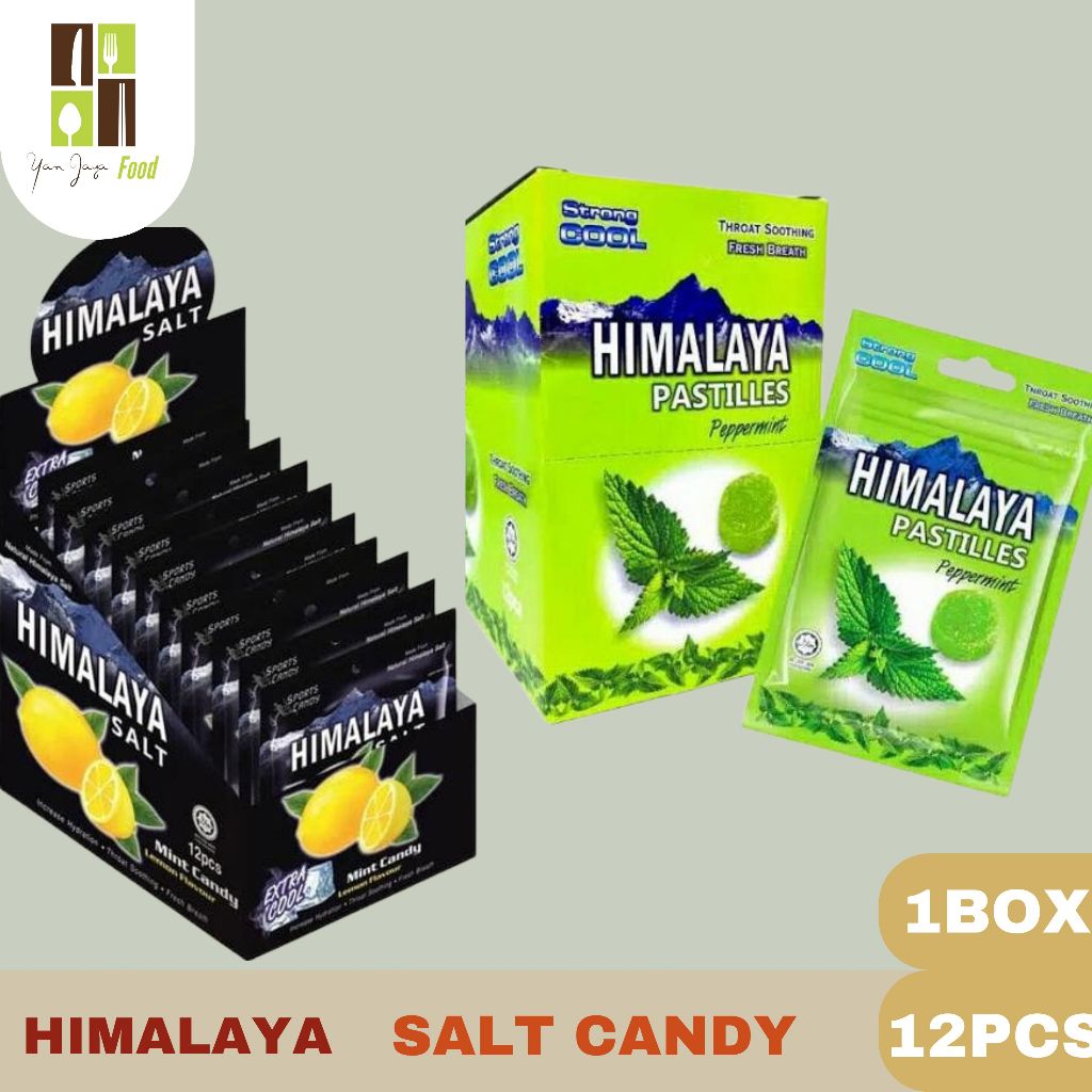 Jual Himalaya Peppermint Pastiles Candy / Himalaya Salt Candy / Permen ...