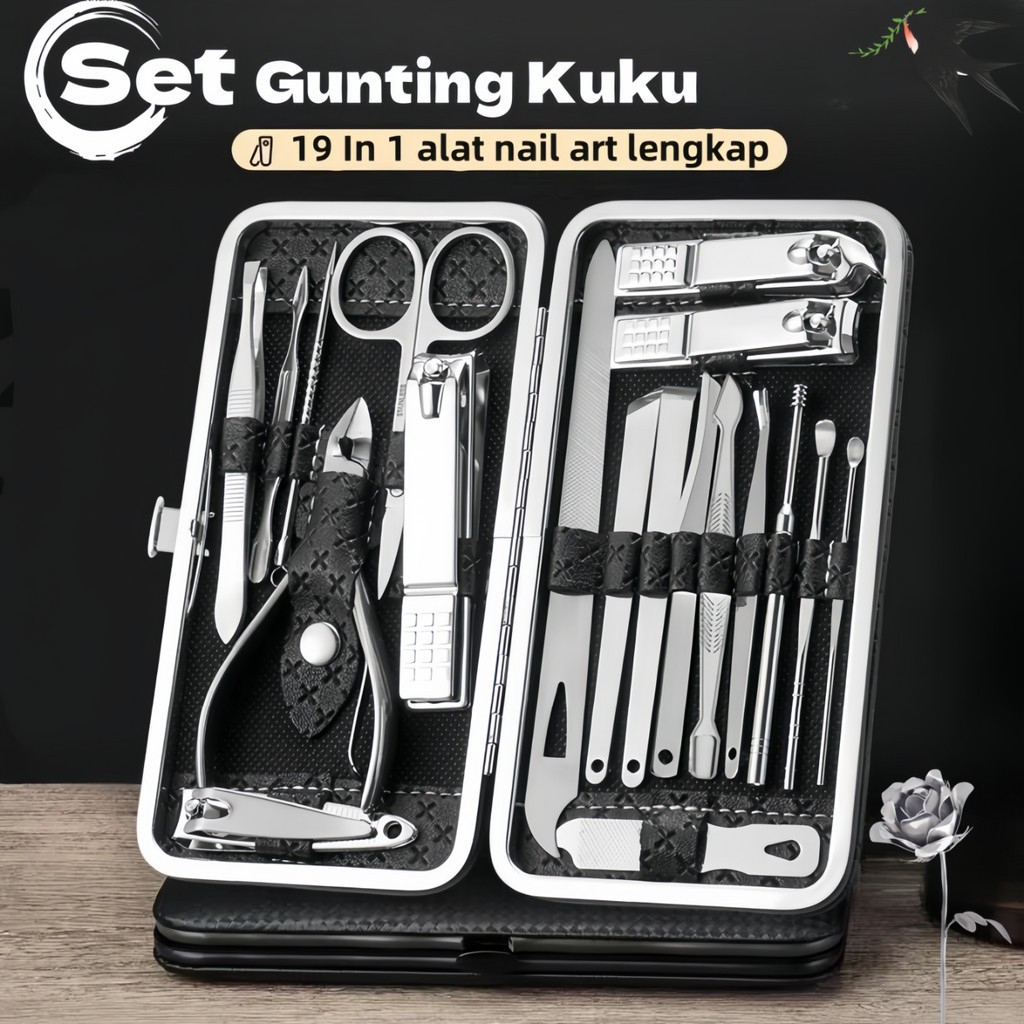 Jual Gunting kuku Alat Menicure Pedicure Set Lengkap / Gunting Kutikula ...