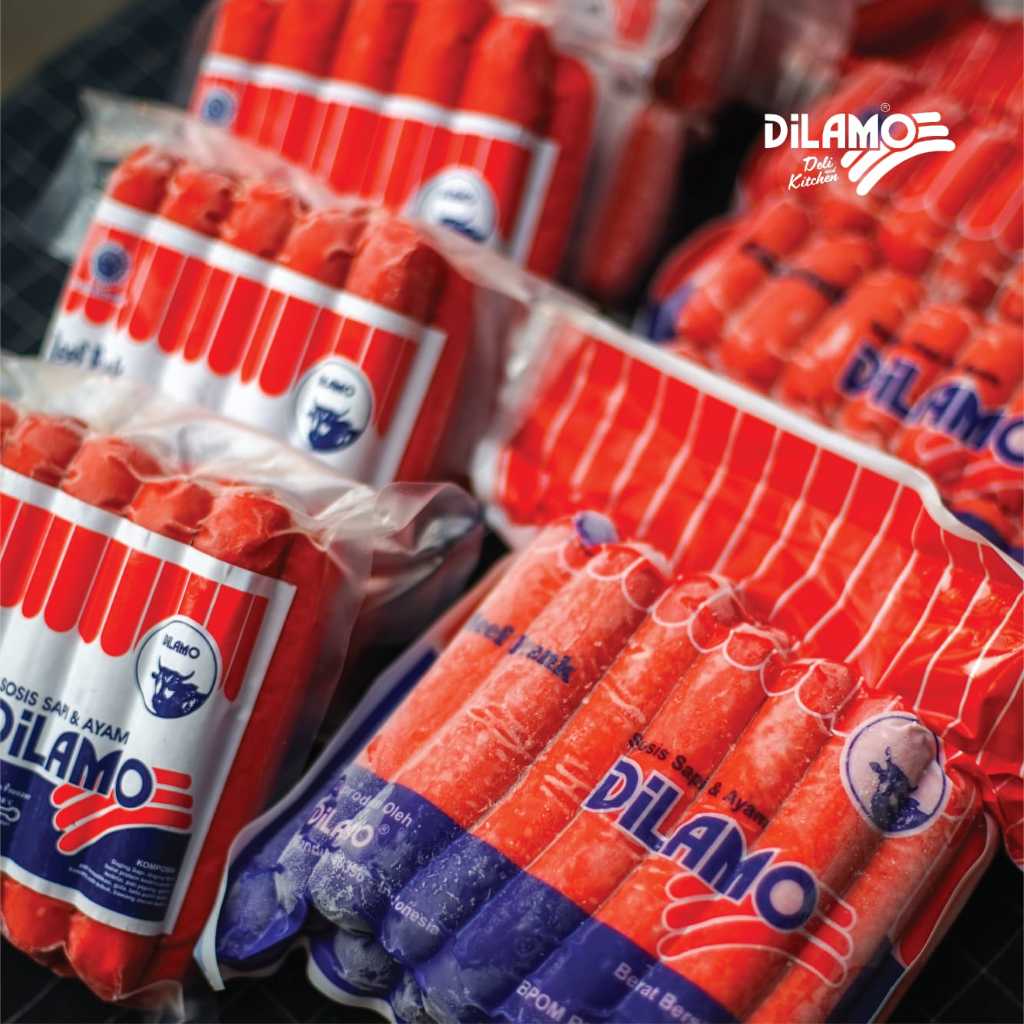 Jual Dilamo Sosis Beef Frank 450 & 900 gram | Shopee Indonesia