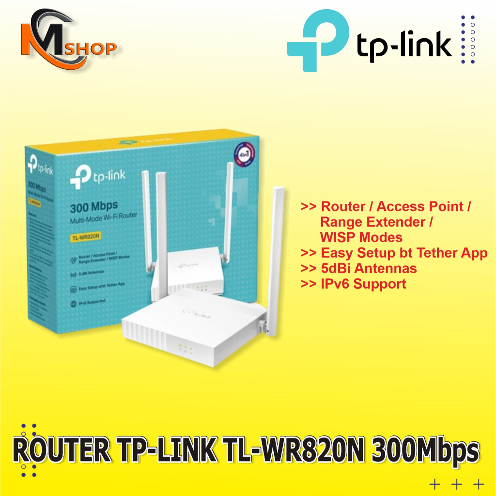 Jual TP-LINK TL-WR820N 300Mbps Wireless N Router tplink wr820 TL WR820N ...