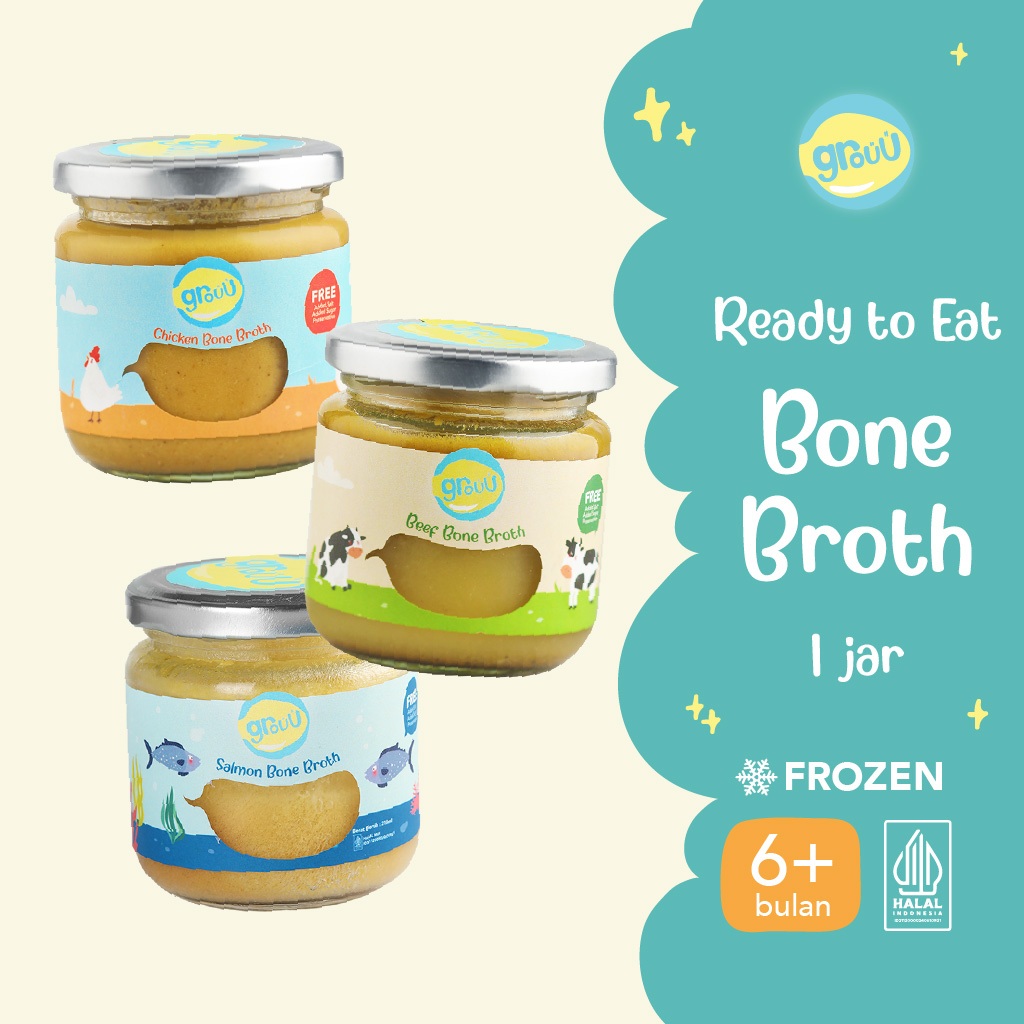 Jual Grouu - Kaldu Tulang / Bone Broth MPASI - BB Booster Bayi Anak ...
