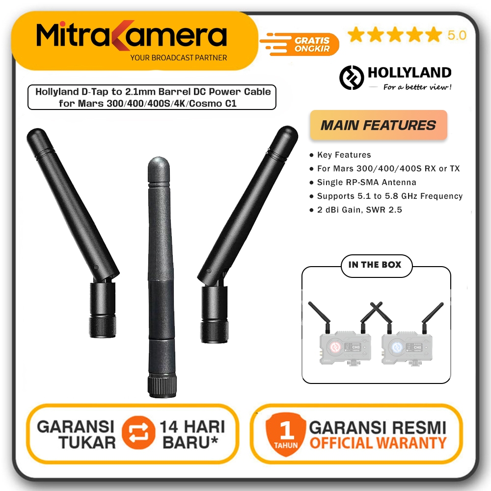 Jual Hollyland Cylindrical Antenna for Mars 300/400/400S | Shopee Indonesia