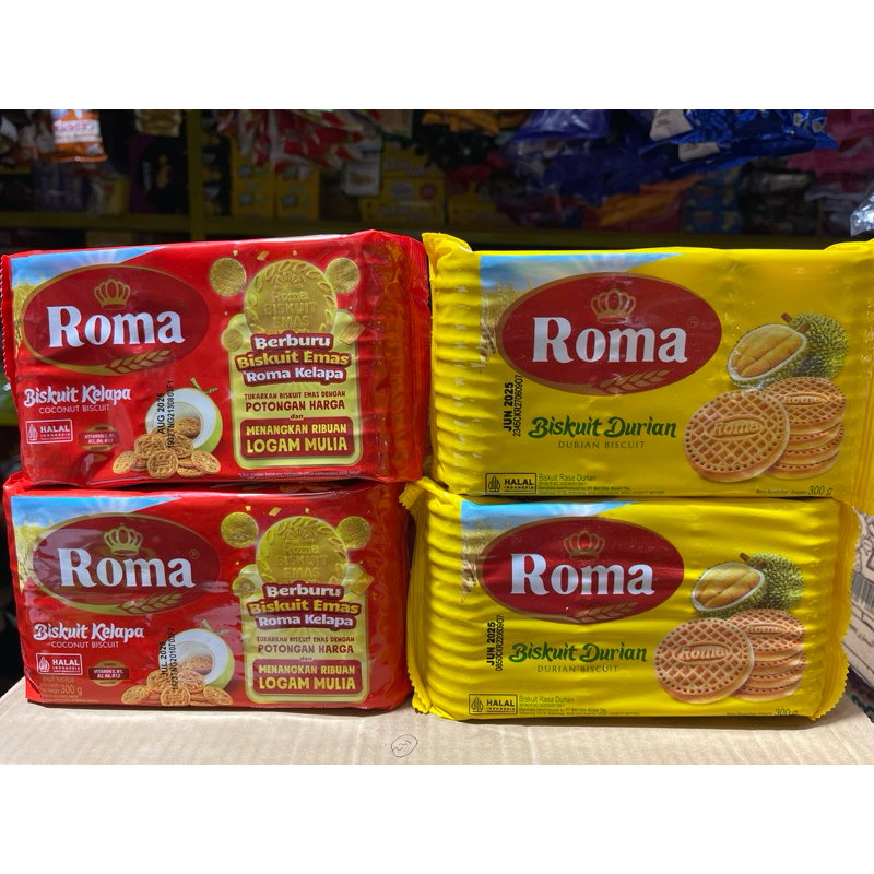 Jual ROMA BISKUIT 300GRAM ( 1 PCS ) | Shopee Indonesia