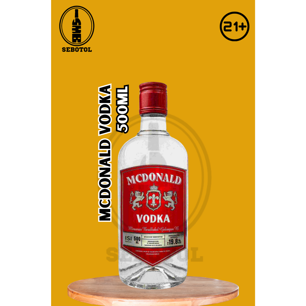 Jual McDonald Vdka 500/1000ml | Shopee Indonesia