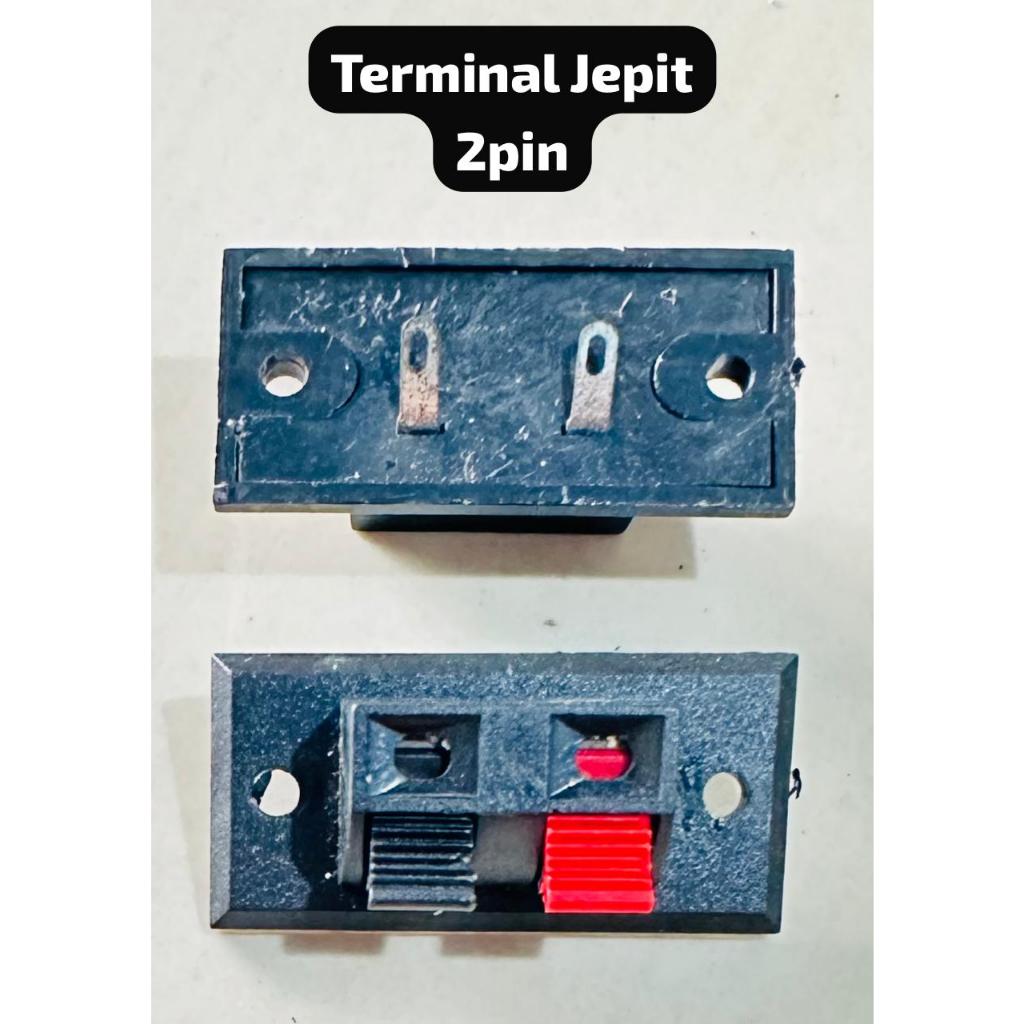Jual Terminal Speaker Jepit 2 Pin Kabel Power Supply Soket Per ...