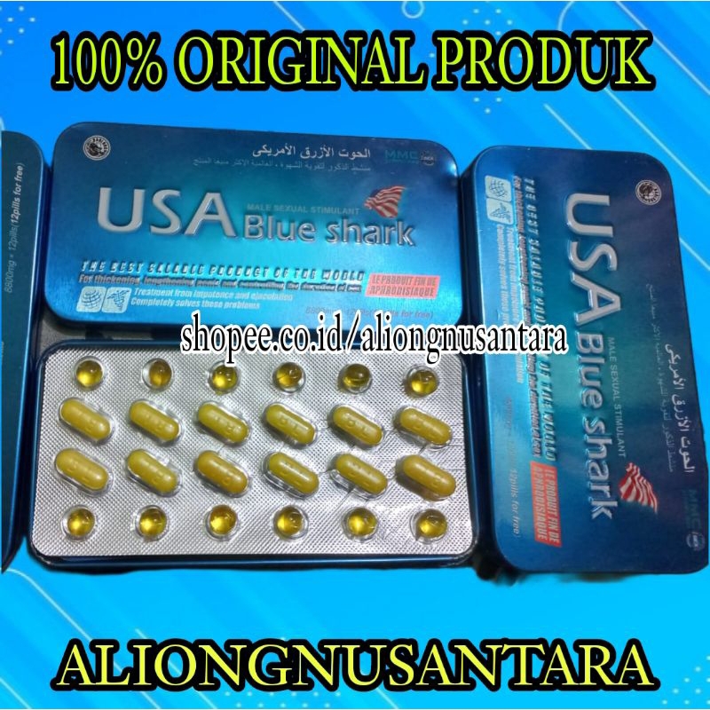 Jual ( Privasi Aman ) Usa Blue Shark Origanal Obat Kuat Pria Asli Isi ...
