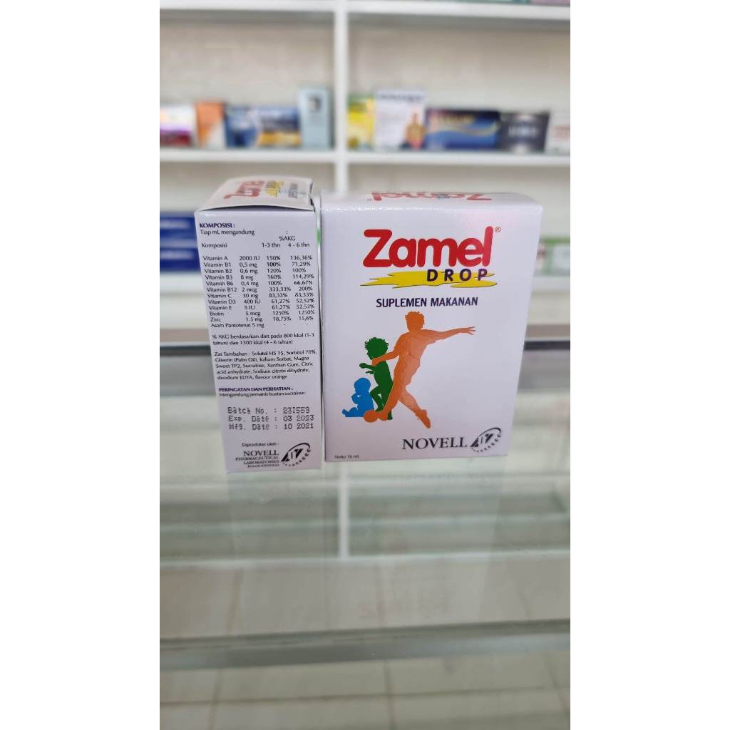 Jual Zamel Drop / Multivitamin Untuk Nafsu Makan dan Tumbung kembang ...