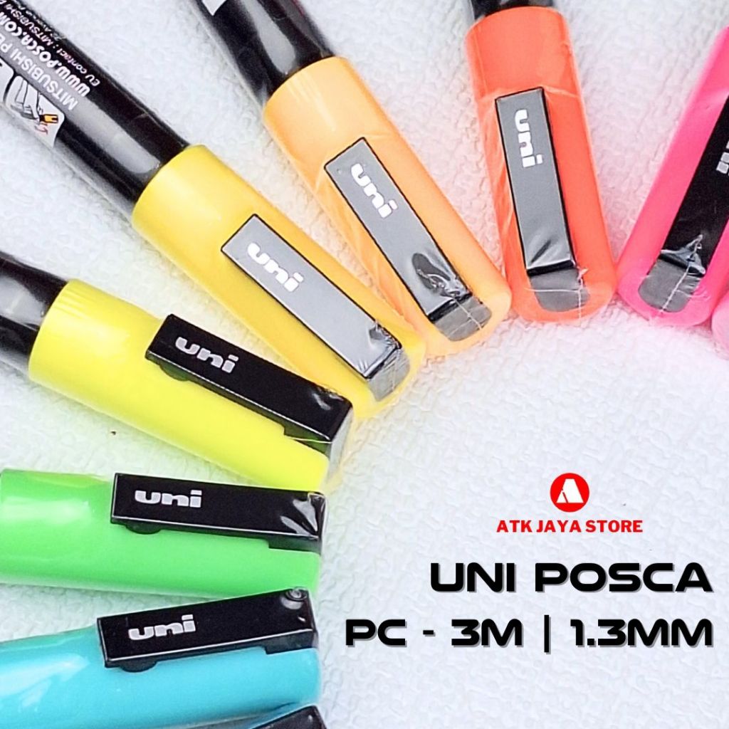 Jual UNI POSCA PC3M / PAINT MARKER FINE TIP POINT / SPIDOL WARNA WARNI ...