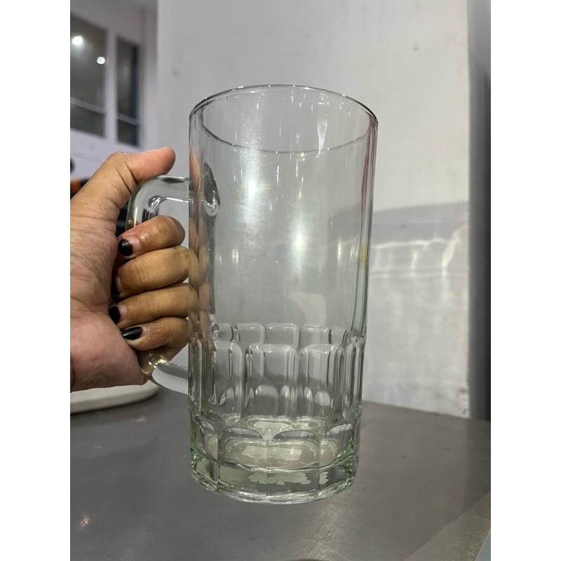 Jual GELAS KACA JUMBO B-20L // GELAS KACA TEBAL // GELAS ES TEH BESAR ...